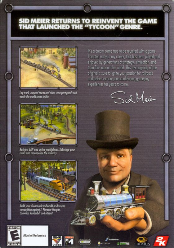 Sid Meier's Railroads! cover or packaging material - MobyGames