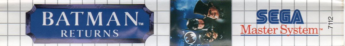 Batman Returns cover or packaging material - MobyGames