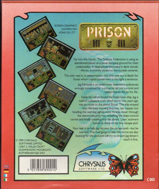 Prison cover or packaging material - MobyGames