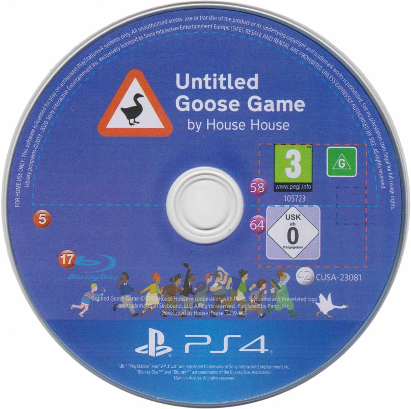 Untitled Goose Game cover or packaging material - MobyGames