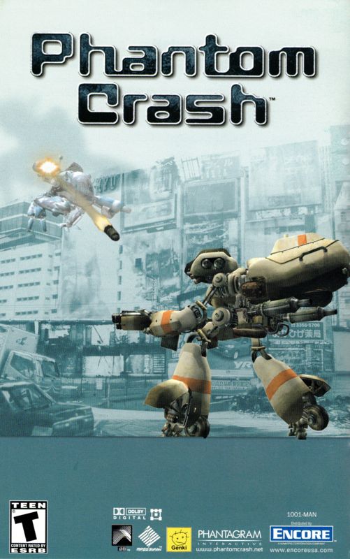 Phantom Crash cover or packaging material - MobyGames