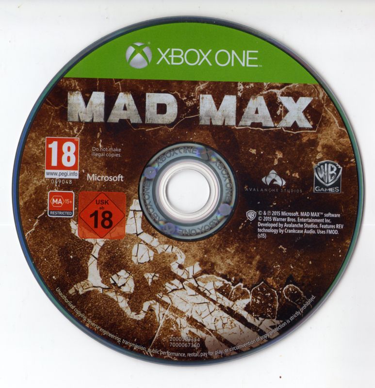 Mad Max cover or packaging material - MobyGames