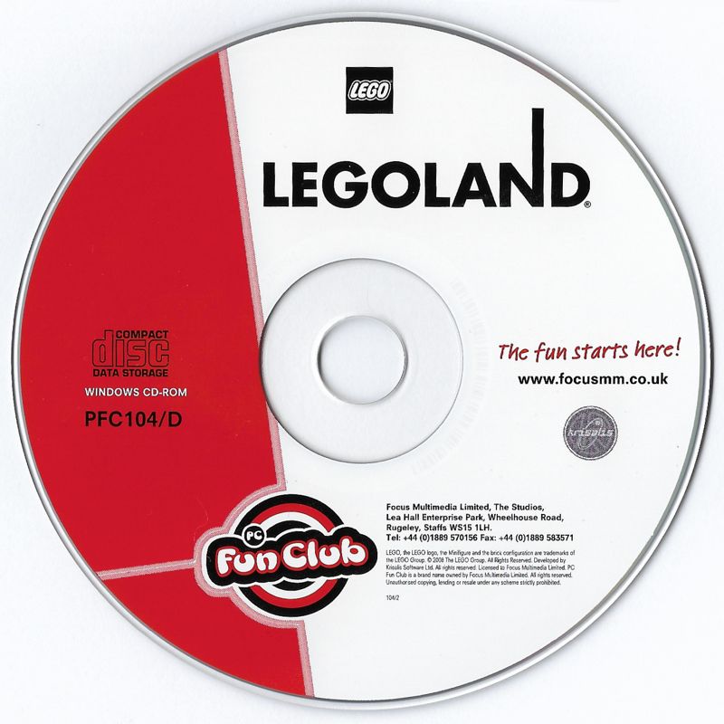 LEGOLAND cover or packaging material - MobyGames