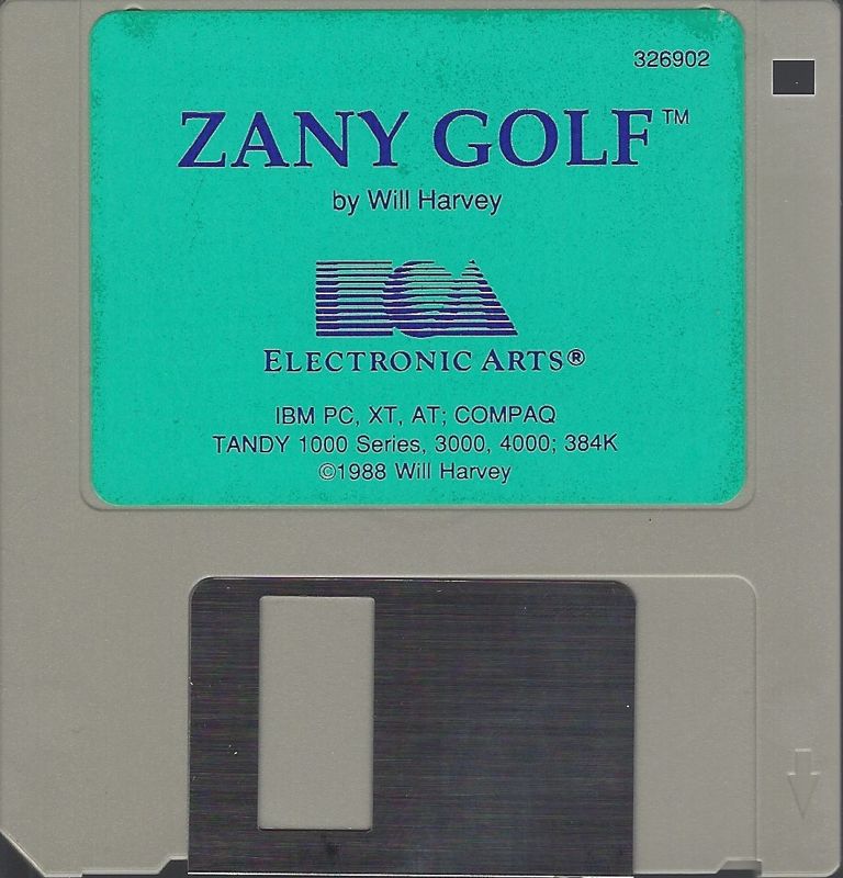 Will Harvey's Zany Golf cover or packaging material - MobyGames