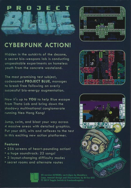 Project Blue cover or packaging material - MobyGames