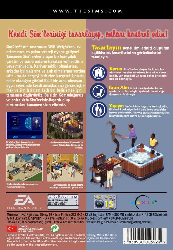 The Sims cover or packaging material - MobyGames