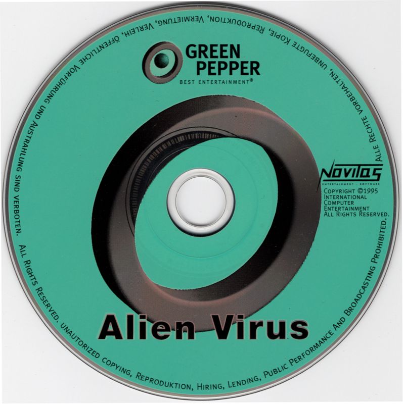 Alien Virus cover or packaging material - MobyGames