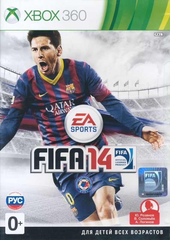 FIFA 14 cover or packaging material - MobyGames