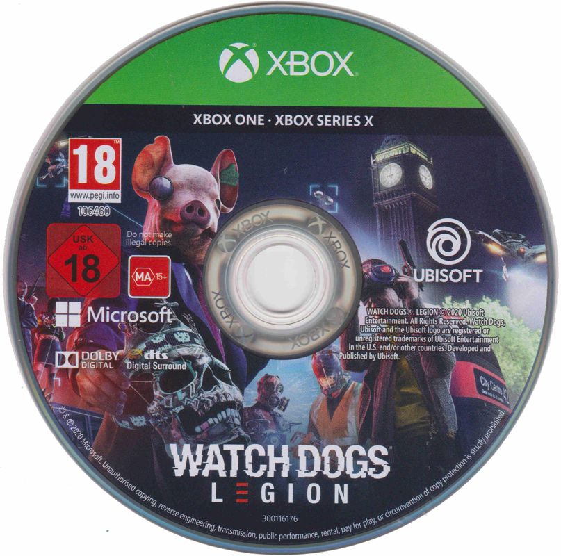 Watch Dogs: Legion (Gold Edition) cover or packaging material - MobyGames