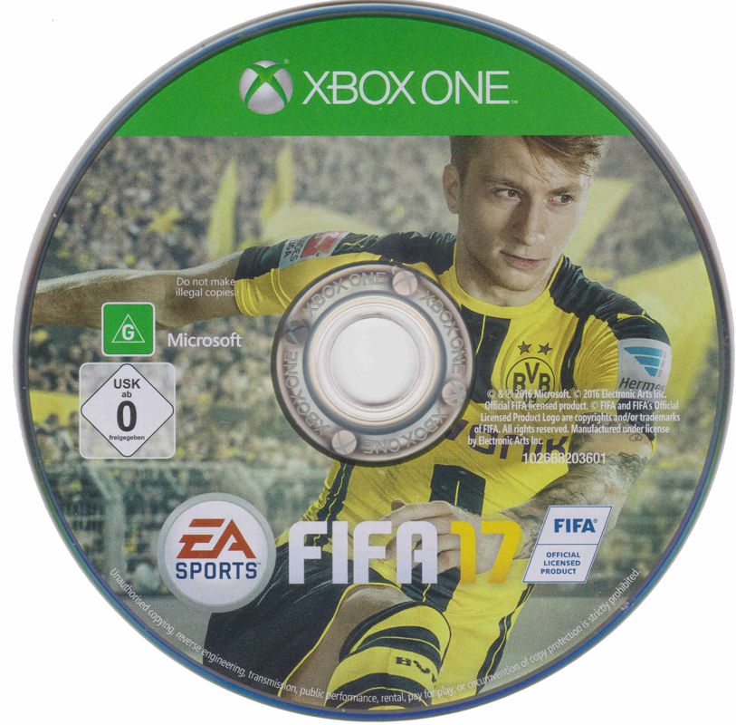 FIFA 17 cover or packaging material - MobyGames