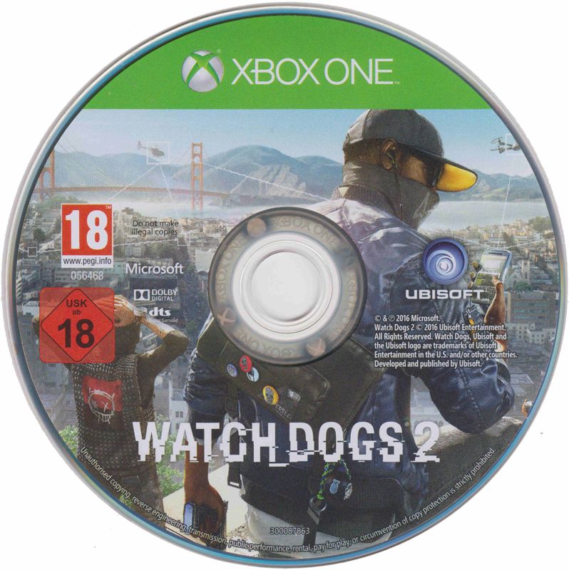 Watch_Dogs 2 cover or packaging material - MobyGames