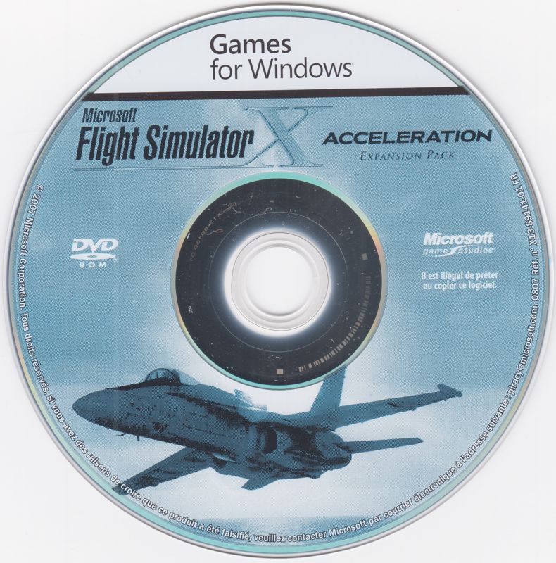 Microsoft Flight Simulator X: Acceleration cover or packaging material ...