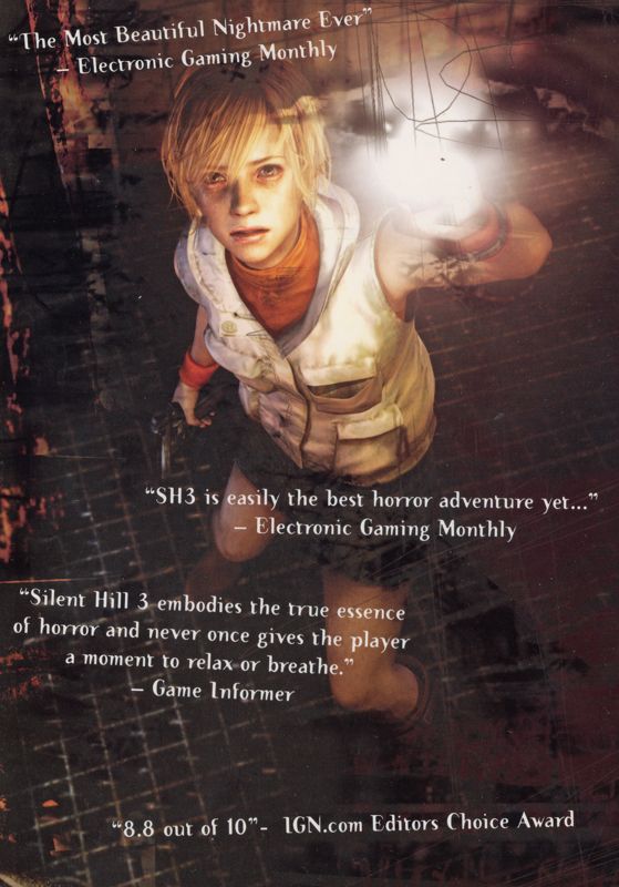 Silent Hill 3 cover or packaging material - MobyGames