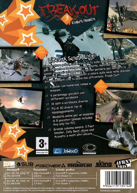 Freak Out: Extreme Freeride cover or packaging material - MobyGames