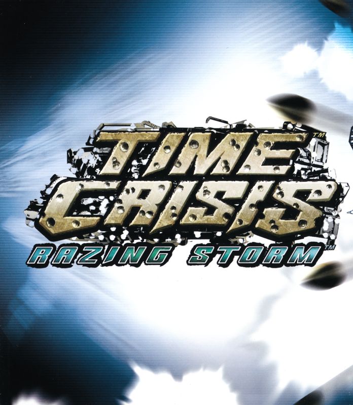 Time Crisis: Razing Storm cover or packaging material - MobyGames