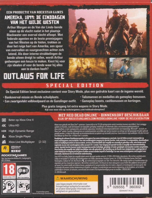 Red Dead Redemption II (Special Edition) cover or packaging material ...
