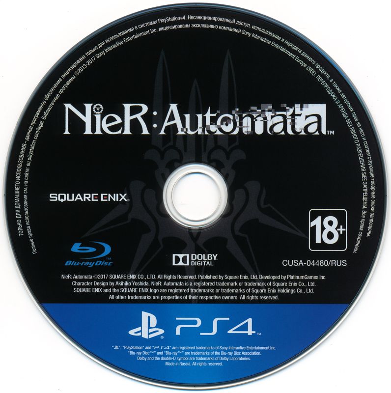 NieR: Automata (Day One Edition) cover or packaging material - MobyGames