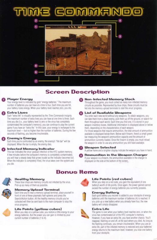 Time Commando cover or packaging material - MobyGames