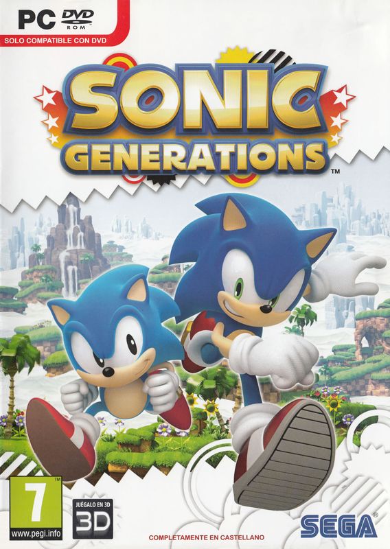 Sonic: Generations cover or packaging material - MobyGames