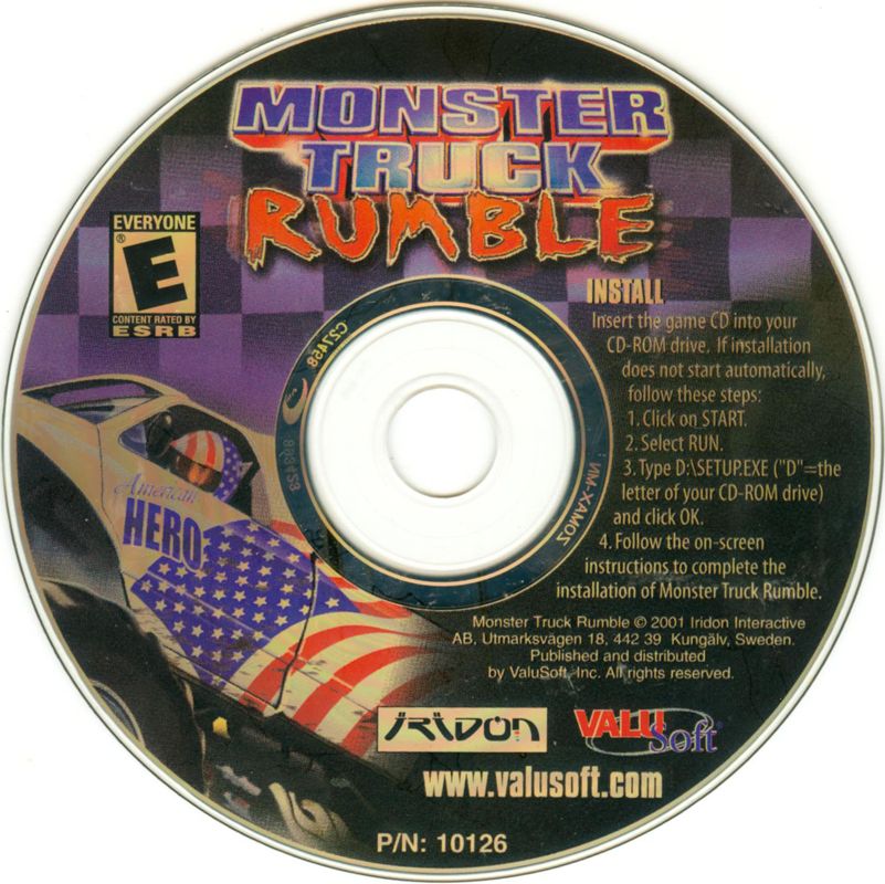Monster Truck Rumble cover or packaging material - MobyGames