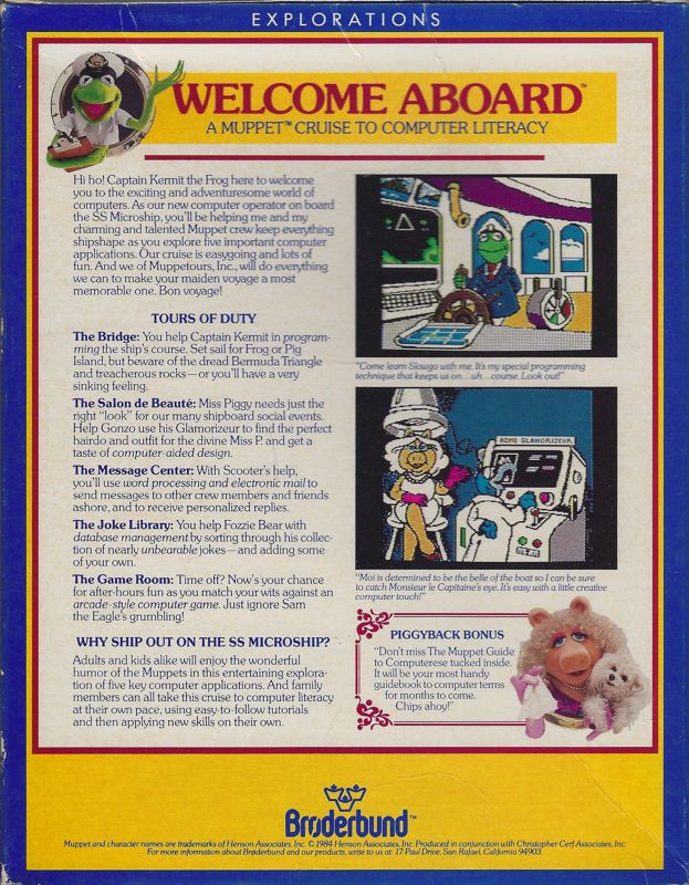 Welcome Aboard: A Muppet Cruise to Computer Literacy cover or packaging ...