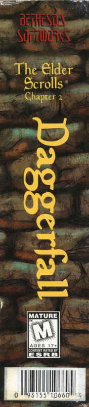 The Elder Scrolls: Chapter II - Daggerfall cover or packaging material ...