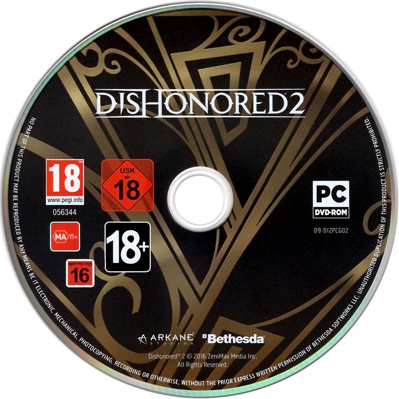 Dishonored 2 cover or packaging material - MobyGames