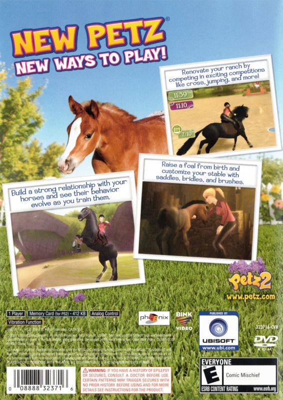 Petz: Horsez 2 cover or packaging material - MobyGames