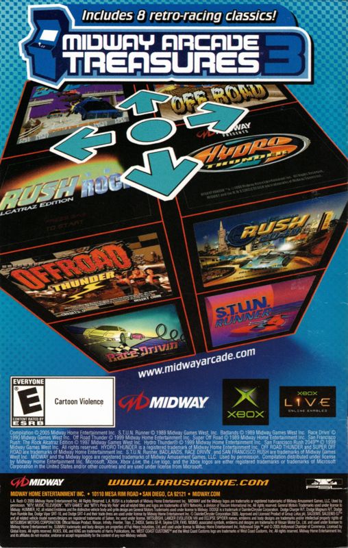 L. A. Rush cover or packaging material - MobyGames