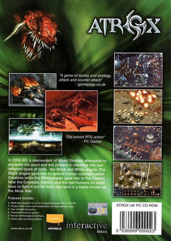 Atrox cover or packaging material - MobyGames