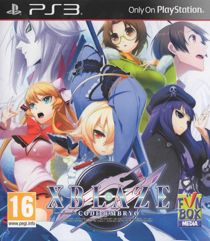 XBlaze Code: Embryo cover or packaging material - MobyGames