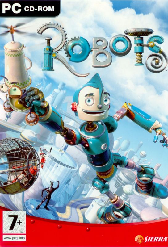 Robots cover or packaging material - MobyGames