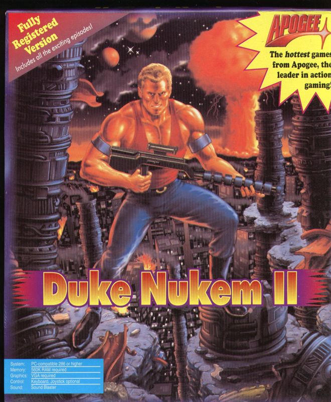 Duke Nukem II cover or packaging material - MobyGames