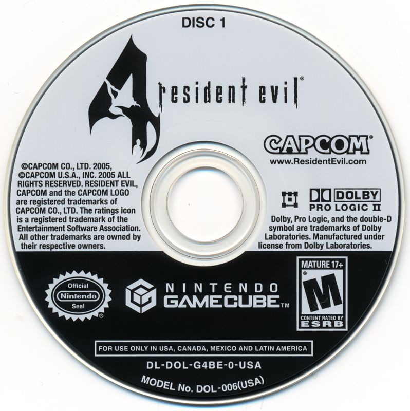 Resident Evil 4 cover or packaging material - MobyGames