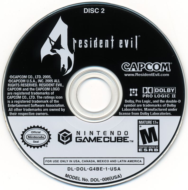 Resident Evil 4 cover or packaging material - MobyGames