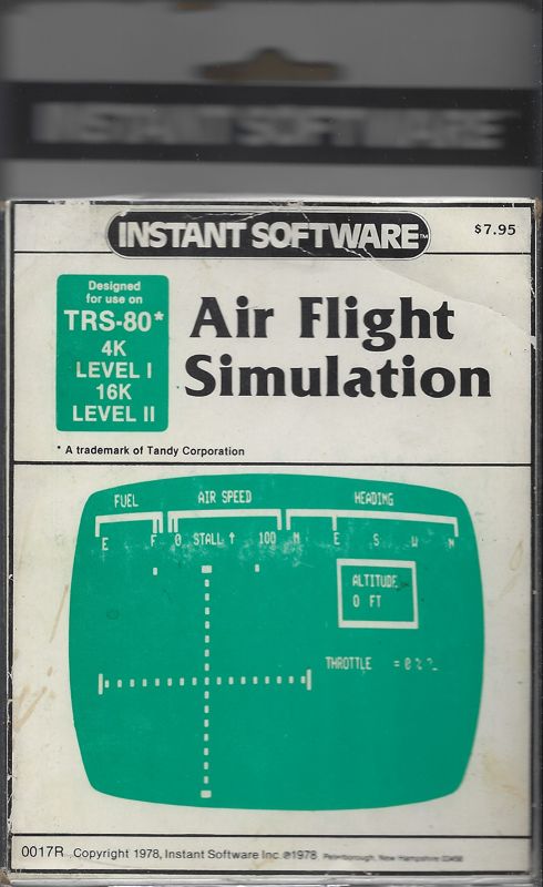 Air Flight Simulation (1979) - MobyGames