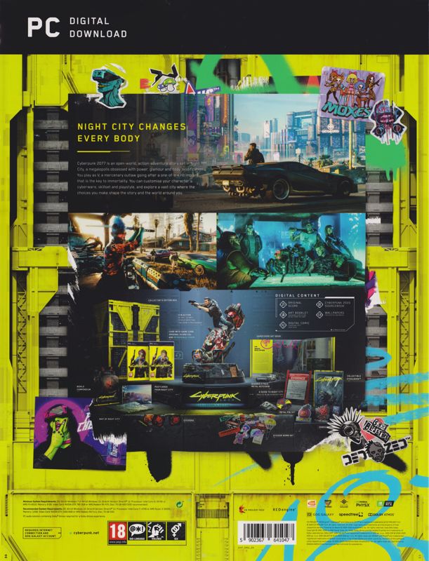 Cyberpunk 2077 (Collector's Edition) cover or packaging material ...