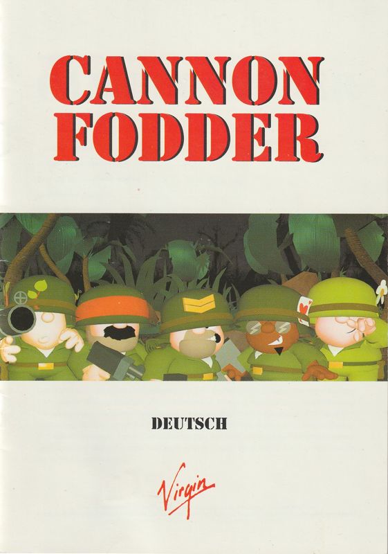 Cannon Fodder cover or packaging material - MobyGames