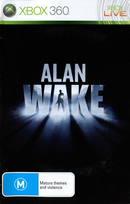 Alan Wake cover or packaging material - MobyGames