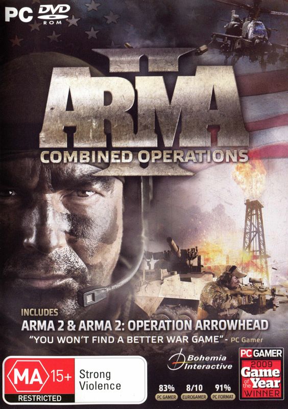 Arma II: Combined Operations cover or packaging material - MobyGames