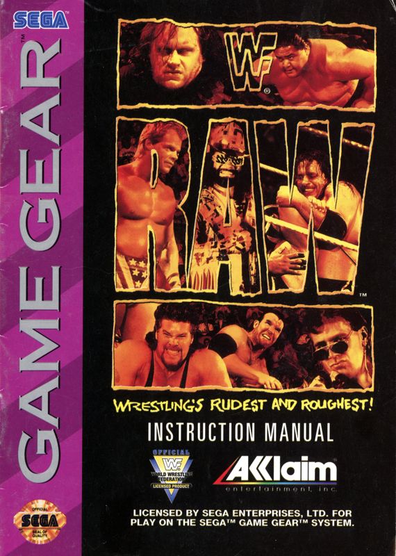 WWF Raw cover or packaging material - MobyGames