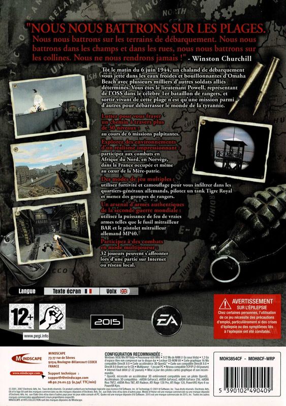 Medal of Honor: Allied Assault cover or packaging material - MobyGames