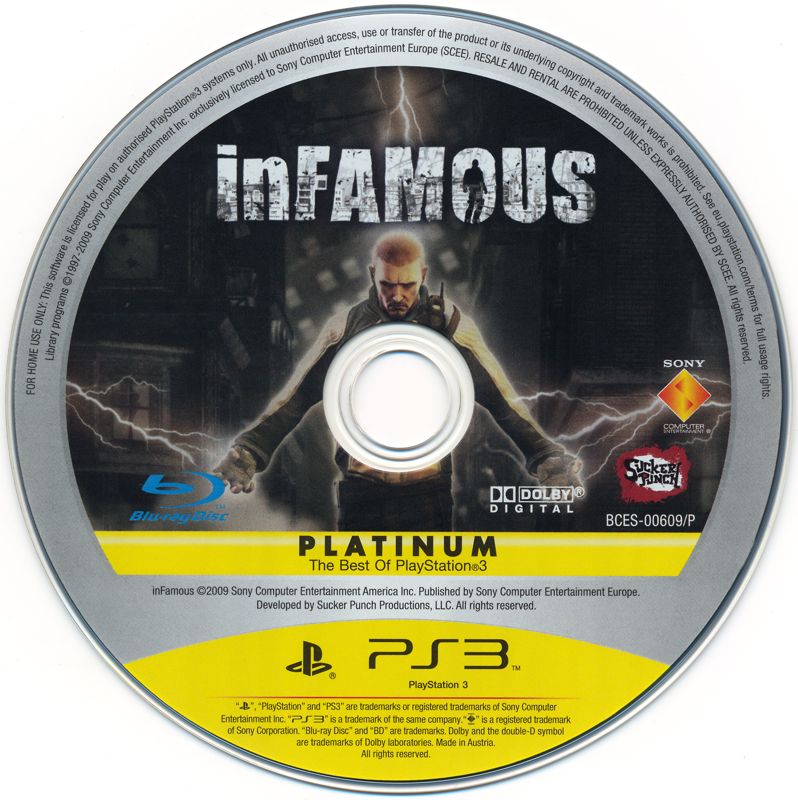 inFAMOUS cover or packaging material - MobyGames