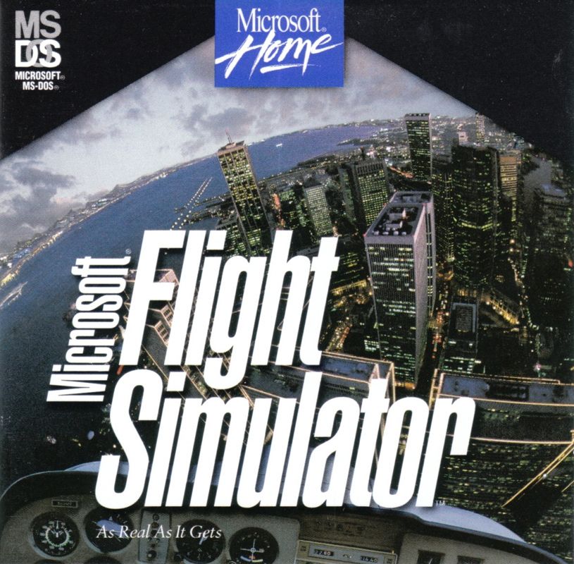 Microsoft Flight Simulator (v5.0) cover or packaging material - MobyGames