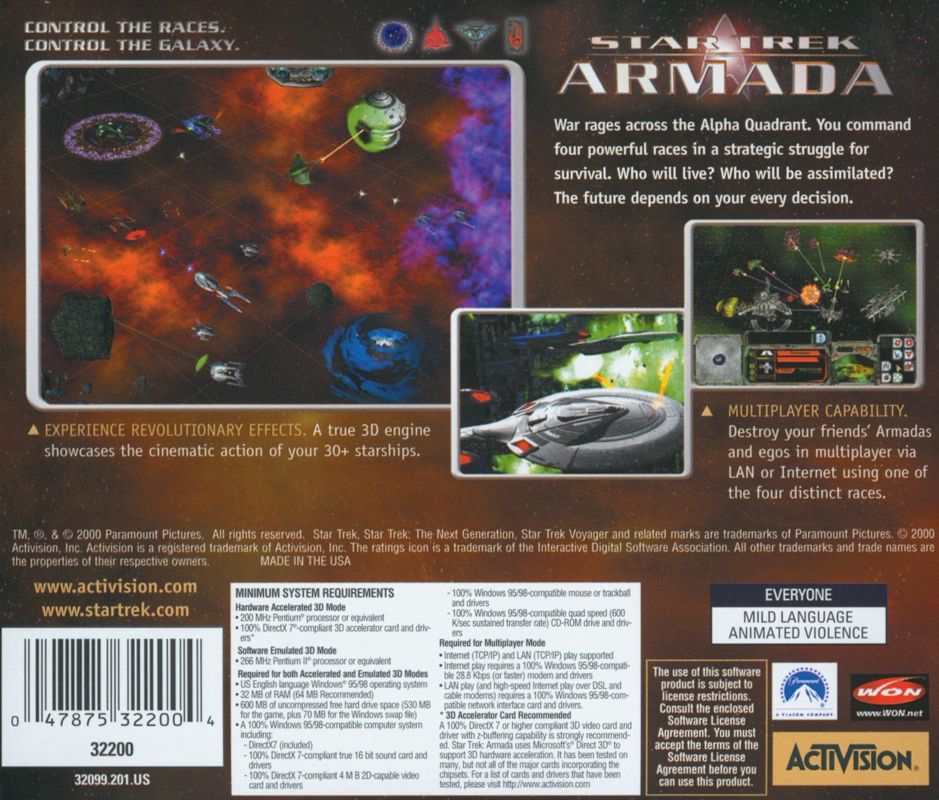 Star Trek: Armada cover or packaging material - MobyGames