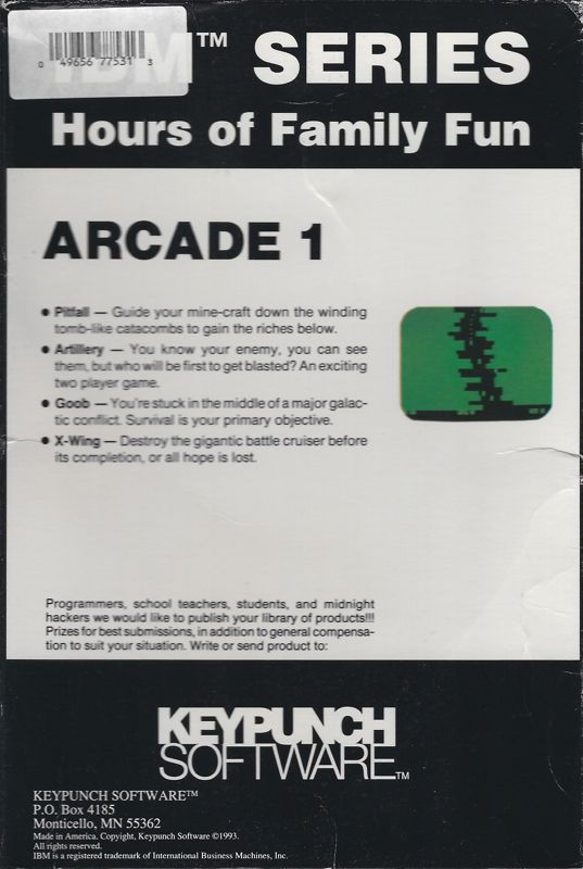 Arcade 1 cover or packaging material - MobyGames