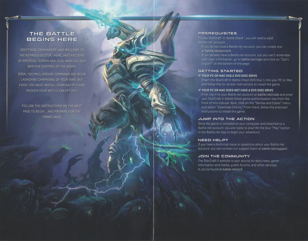 StarCraft II: Battle Chest (2.0) cover or packaging material - MobyGames