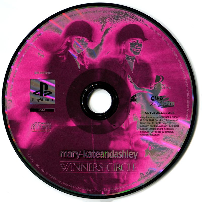 Mary-Kate and Ashley: Winners Circle cover or packaging material - MobyGames