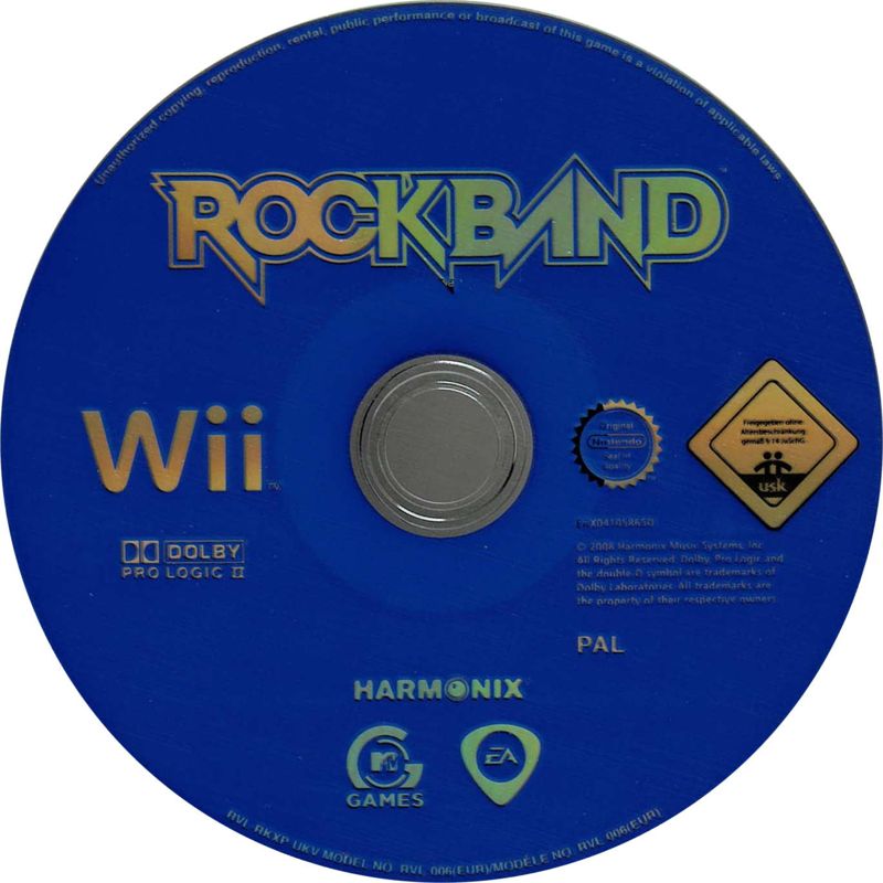 Rock Band cover or packaging material - MobyGames