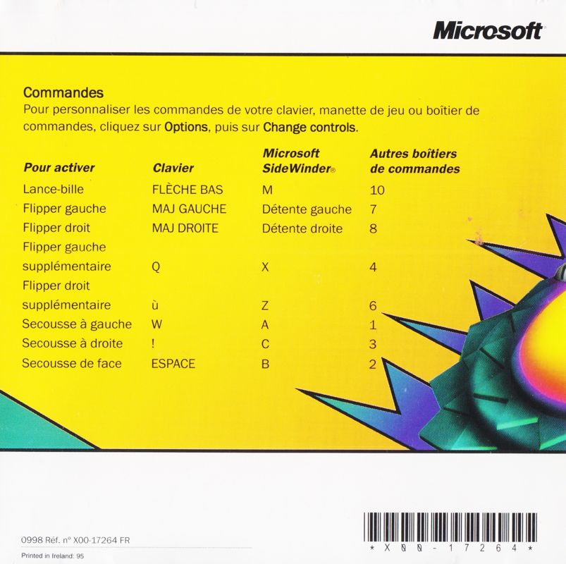 Microsoft Pinball Arcade cover or packaging material - MobyGames